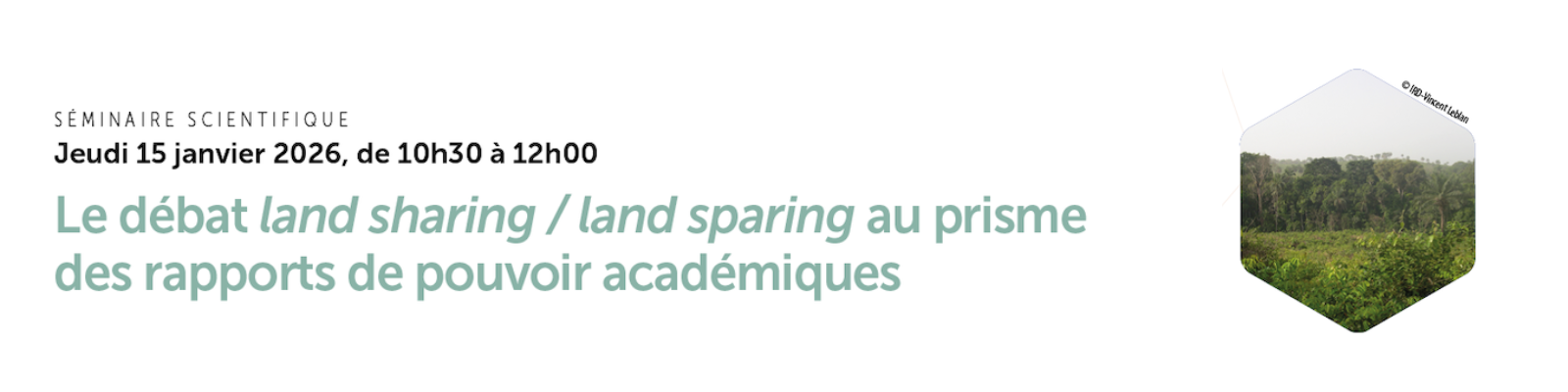 Le débat land sharing / land sparing au prisme des rapports de pouvoir ...